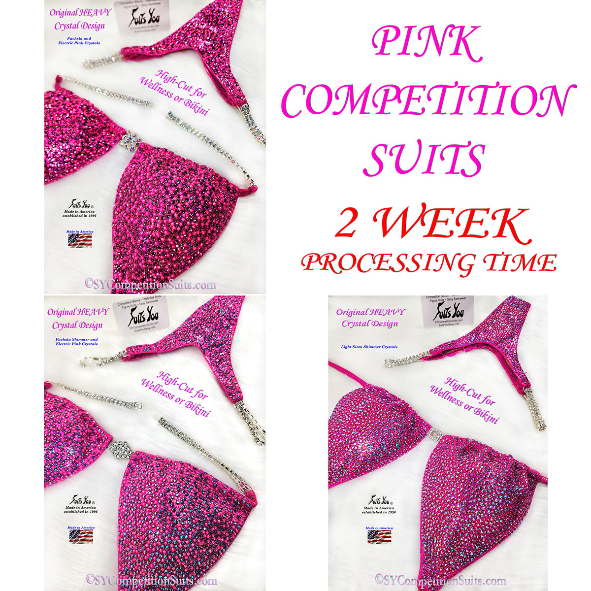 Pink Competition Suits, Maureen Blanquisco Inspired Pink Bikinis ...